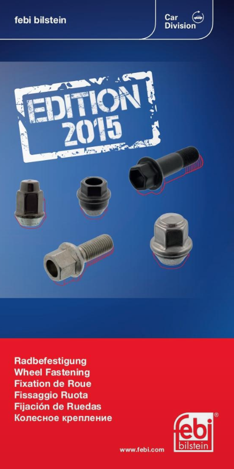 febi lança edição 2015 do catálogo de Fixação de Roda - Revista Pós-Venda
